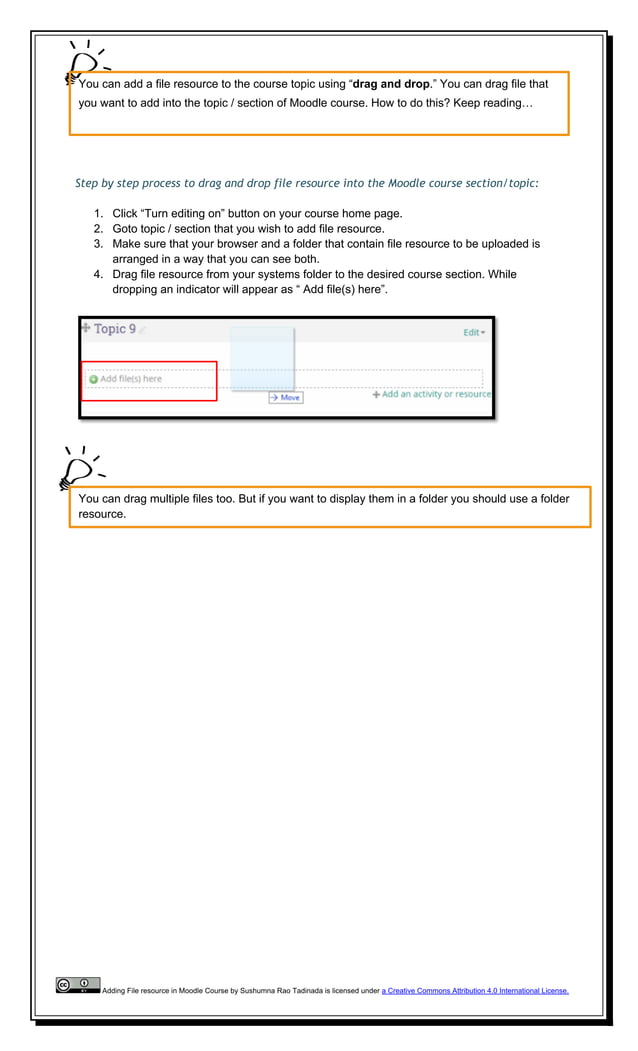 Moodle resources - File | PDF