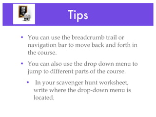 Moodle scavenger hunt | PPT