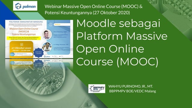 Moodle sebagai Platform MOOC | PDF
