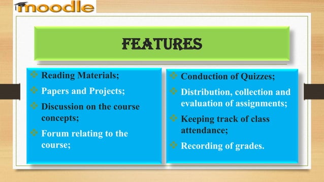 Moodle, Use and Features of Moodle ? | PDF | Web Development | Internet