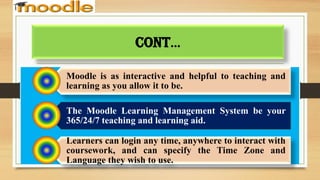 Moodle, Use and Features of Moodle ? | PDF | Web Development | Internet