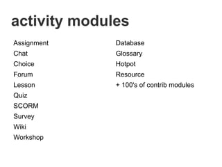 Moodle Presentation LCA2010 | PPT