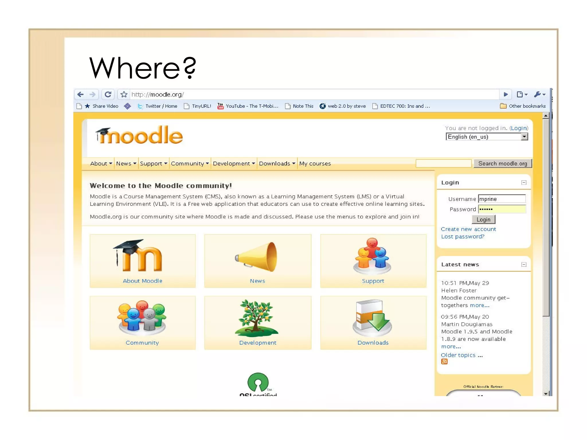 Introduction to Moodle | PPT