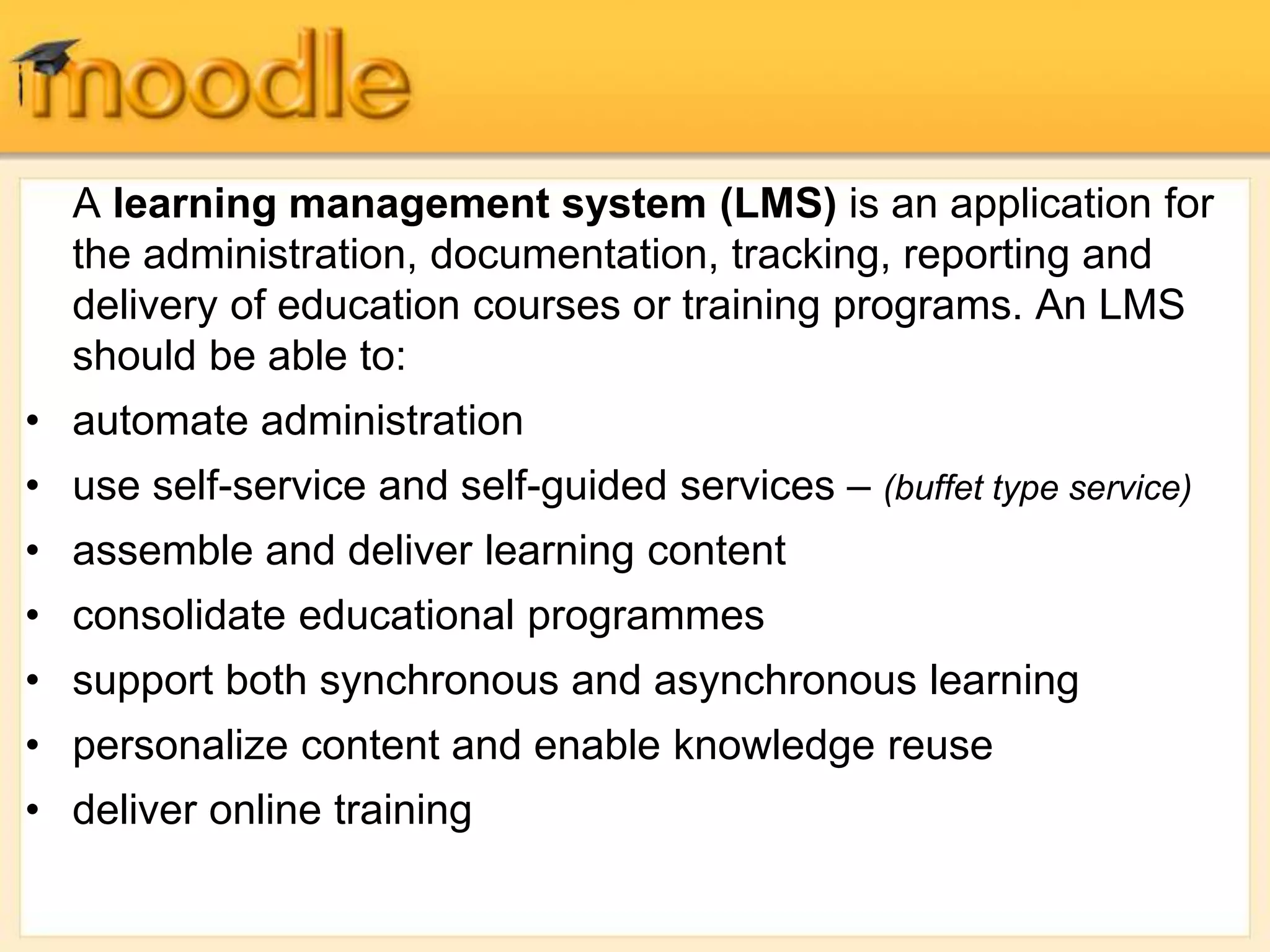 Moodle student orientation | PPT