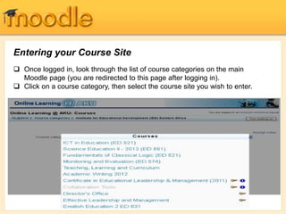 Moodle student orientation | PPTX | Internet | Computing
