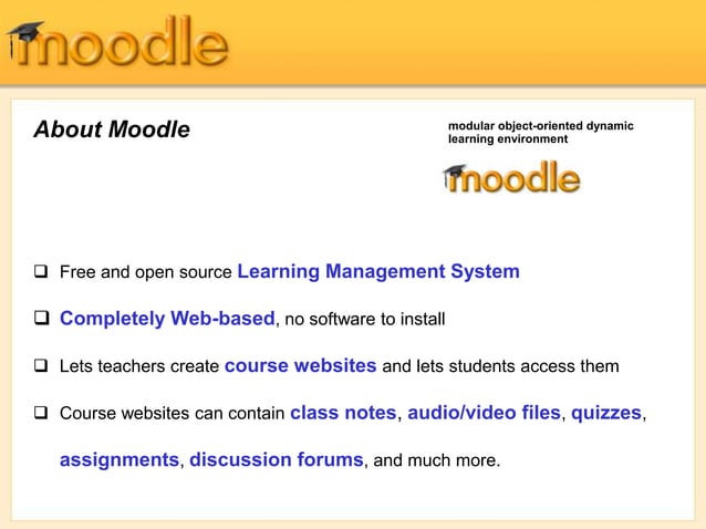 Moodle student orientation | PPTX | Internet | Computing