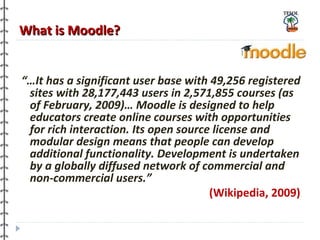 Moodle: Enhancing Students’ ESL & Motivation Using an E-Learning ...