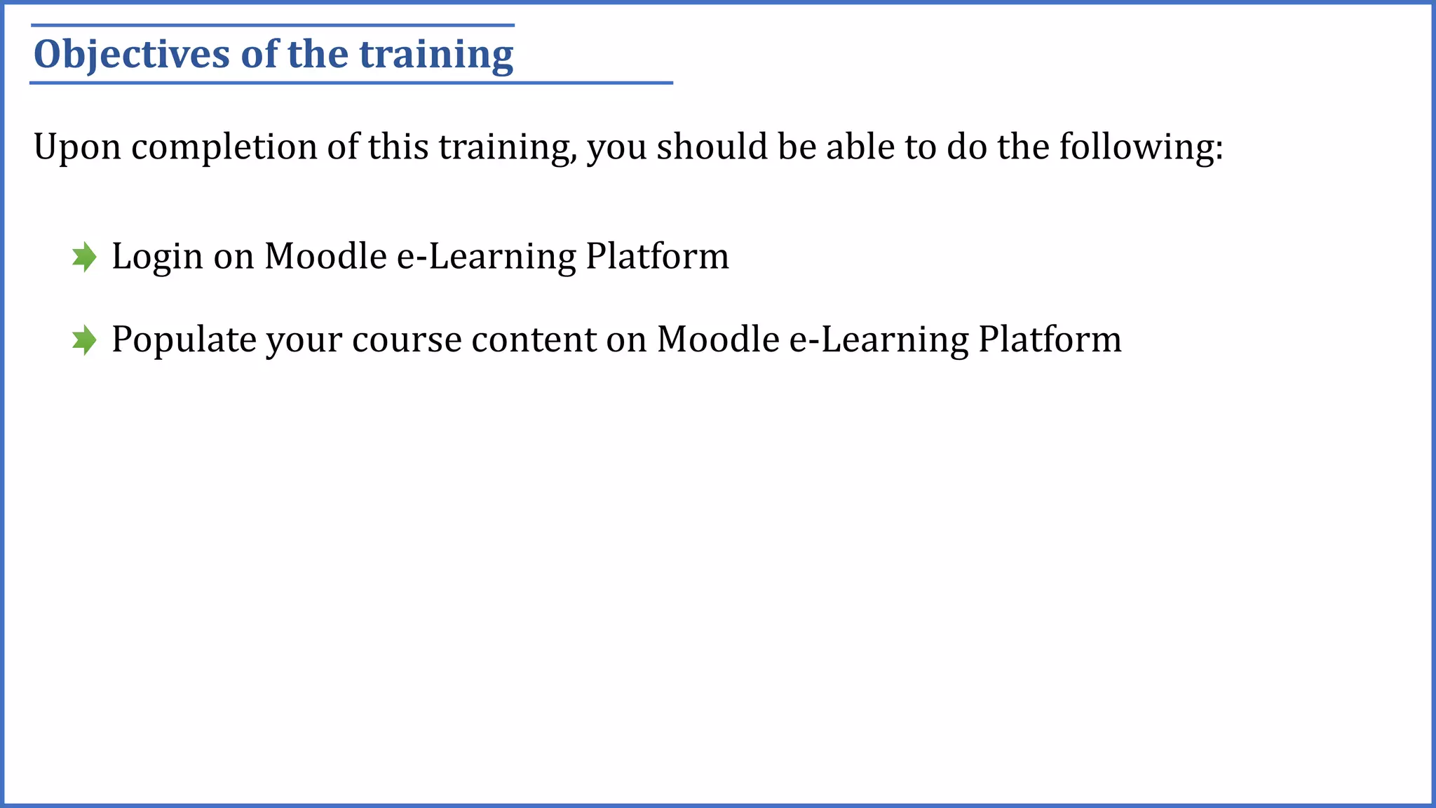 Moodle Step-by-Step Guide | PPTX