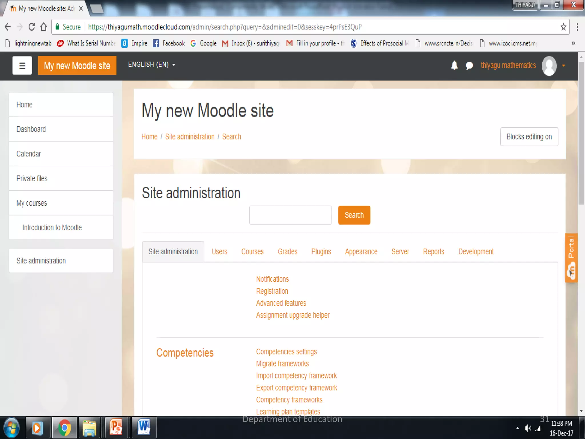 Moodle Tutorial - Thiyagu | PPT