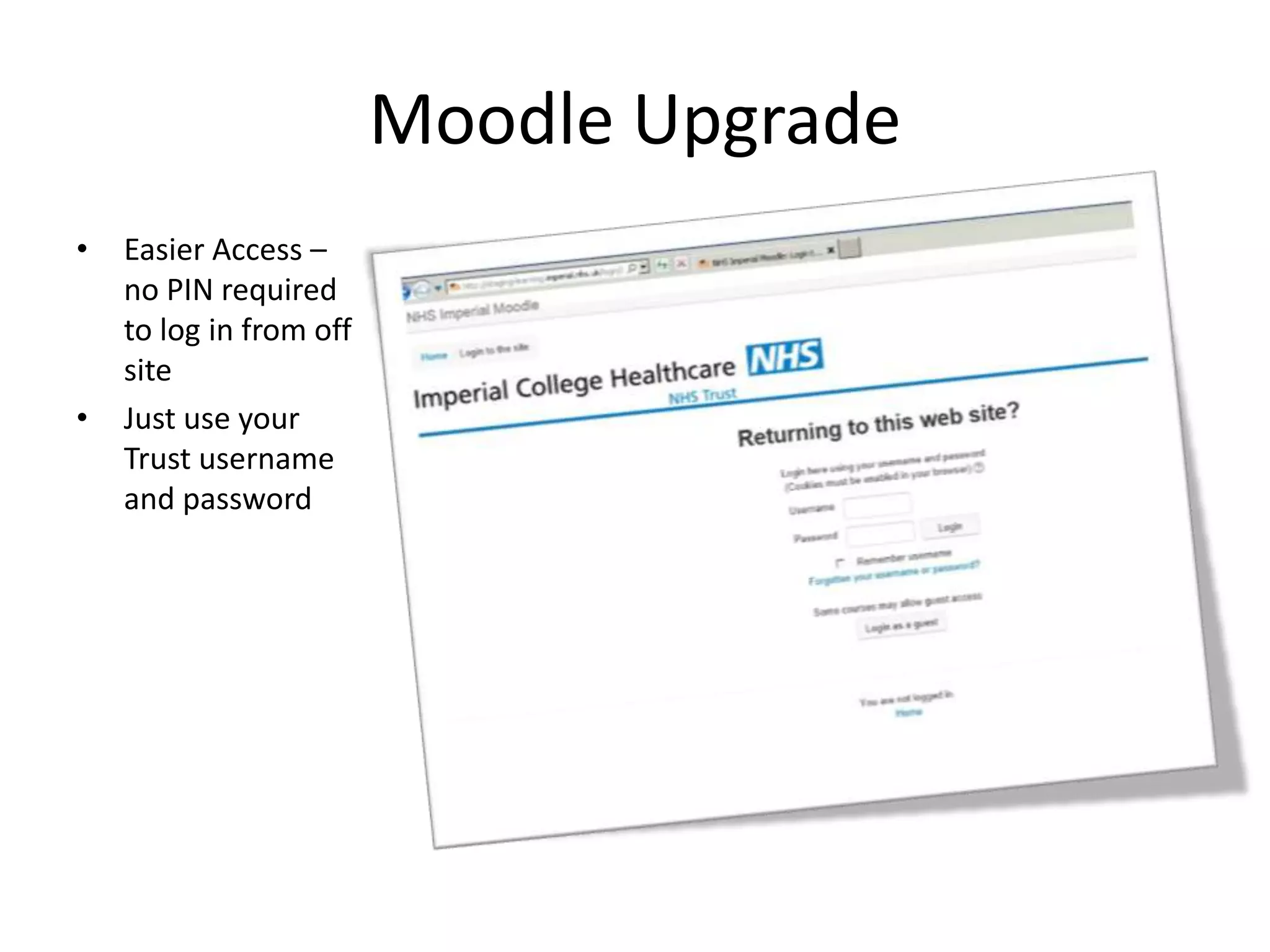 Moodle upgrade | PPT