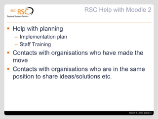 Moodle user group 03 12 | PPT