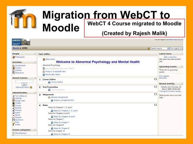 Moodle: An Open Source Course Management System | PPT