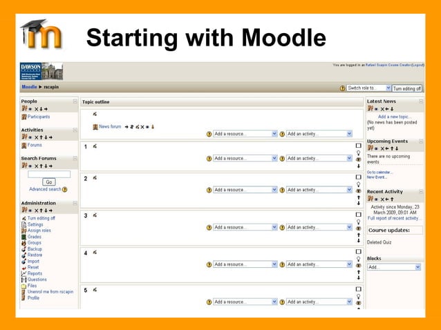 Moodle: An Open Source Course Management System | PPT