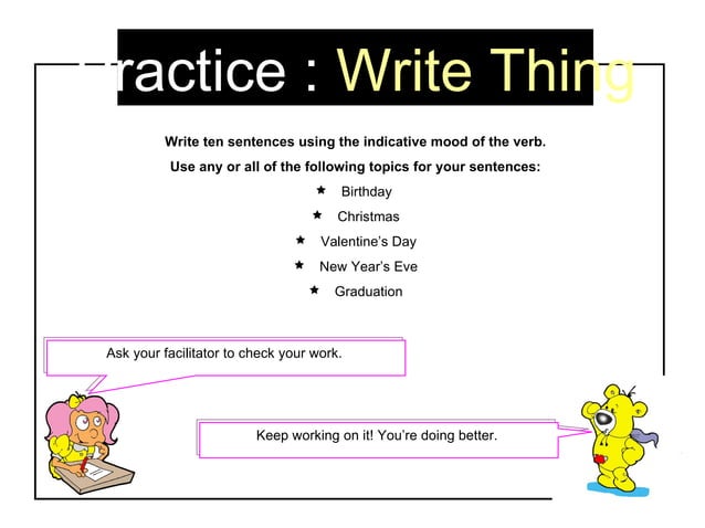 Moods of the Verb | PPT