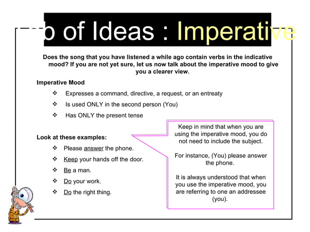 Moods of the Verb | PPT