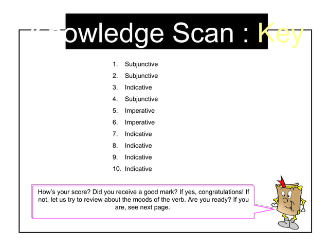 Moods of the Verb | PPT