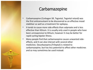 Mood stabilizers | PPT