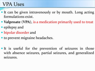 Mood stabilizers for (Bipolar disorder, Schizophrenia and Mania) | PPTX