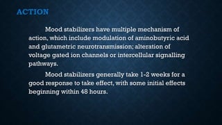 Mood Stabilizers | Psychotropic Drugs | Mental Health | Juhin J | PDF