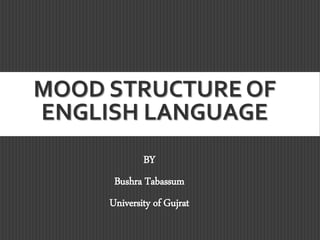 Mood structure | PPTX