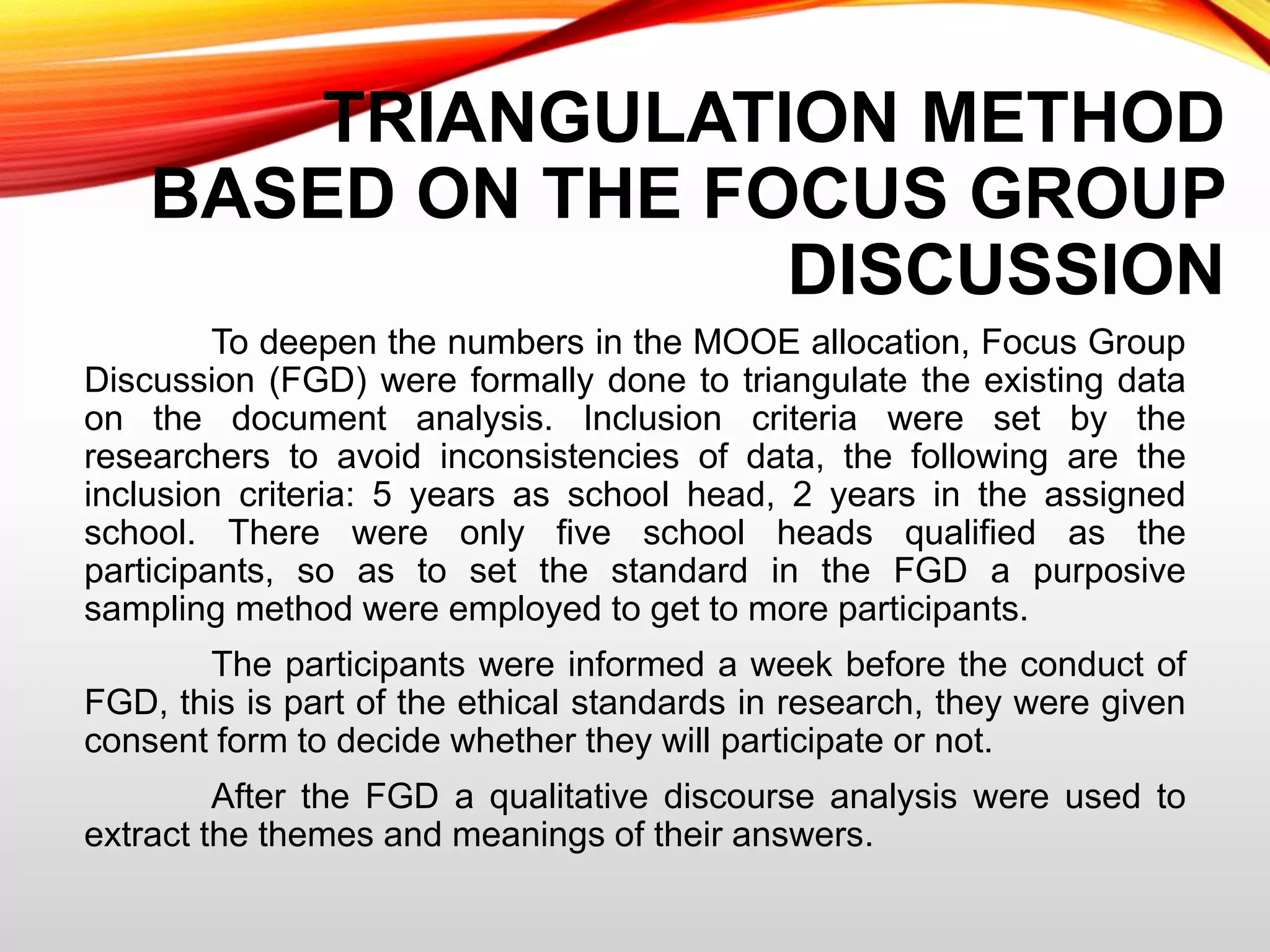 Mooe action research presentation | PPTX