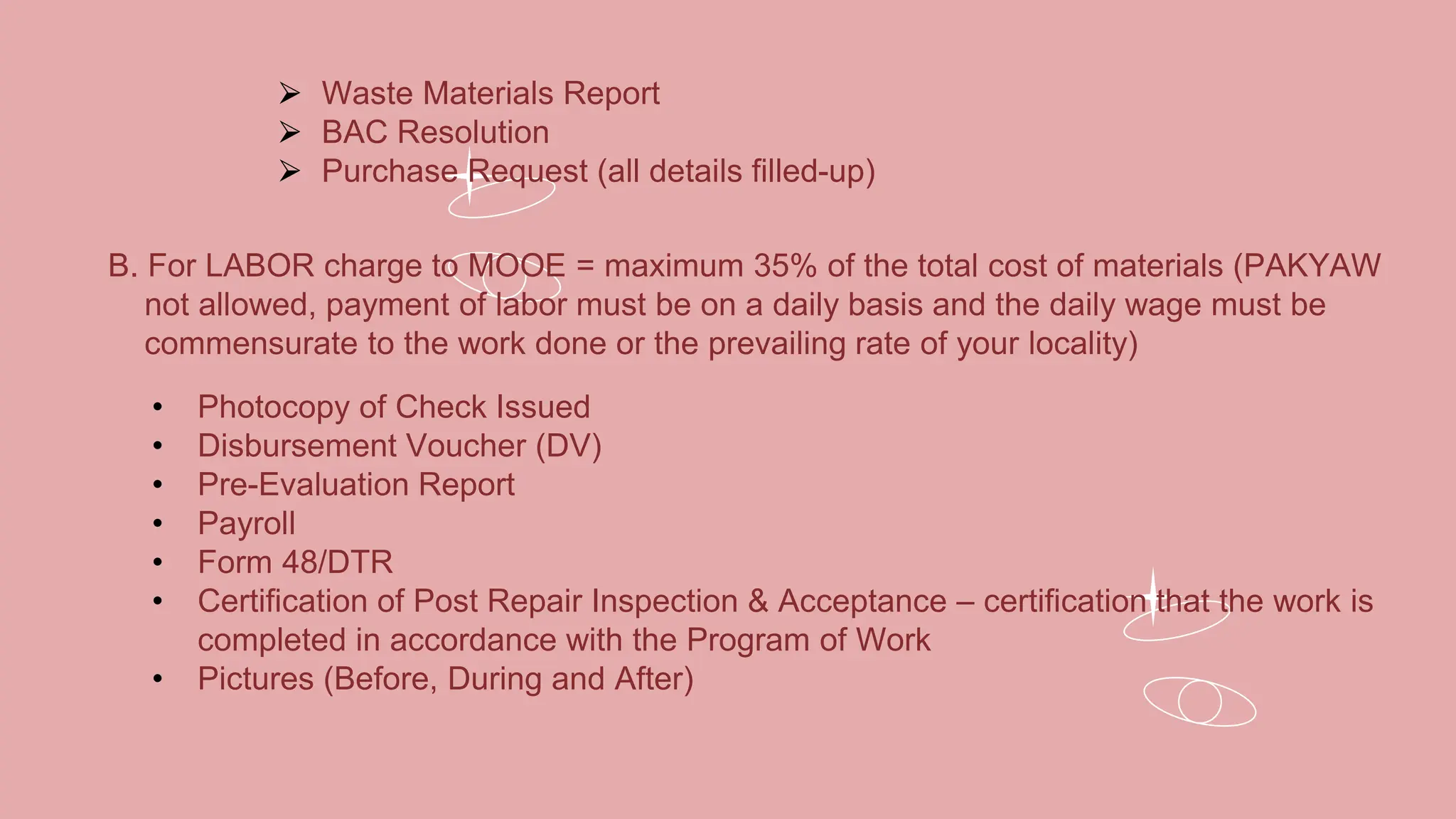 MOOE Liquidation Procedure Power Point Presentation | PPTX