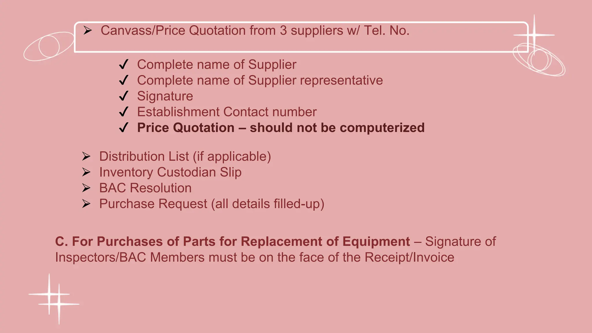 MOOE Liquidation Procedure Power Point Presentation | PPTX