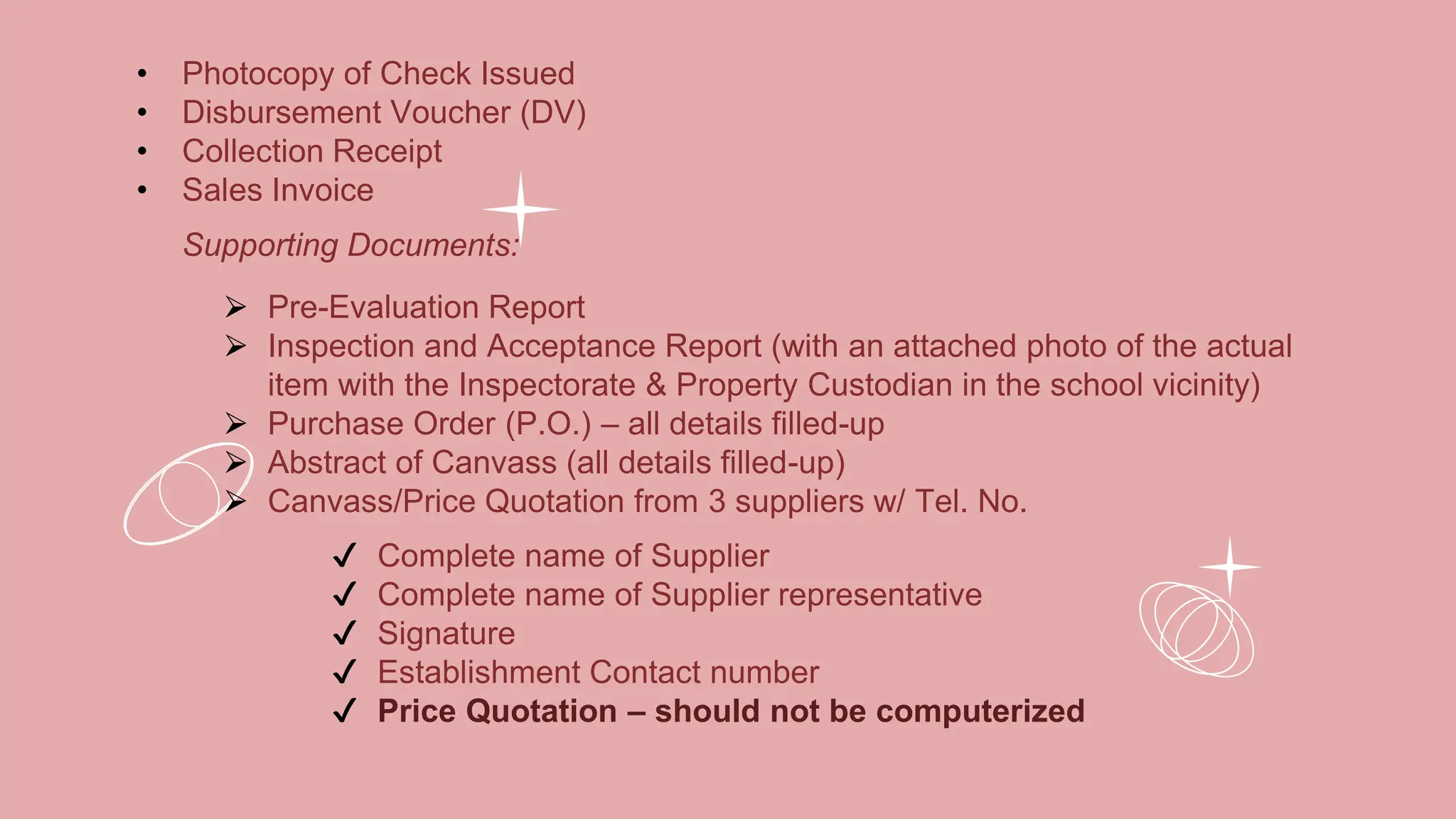 MOOE Liquidation Procedure Power Point Presentation | PPTX