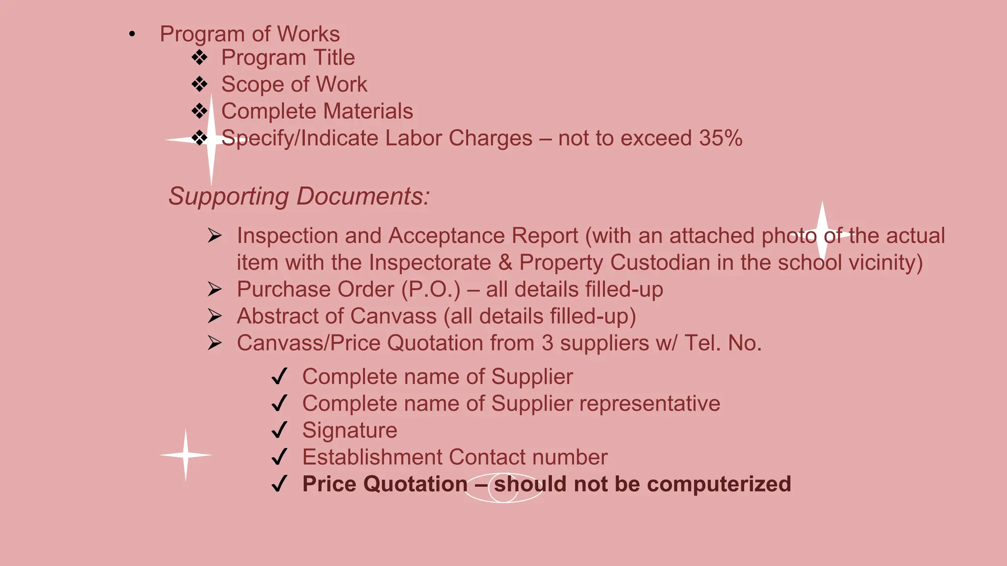 MOOE Liquidation Procedure Power Point Presentation | PPTX