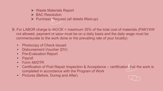 MOOE Liquidation Procedure Power Point Presentation | PPTX