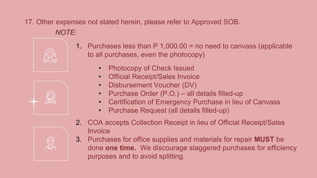 MOOE Liquidation Procedure Power Point Presentation | PPTX