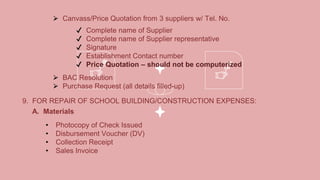MOOE Liquidation Procedure Power Point Presentation | PPTX
