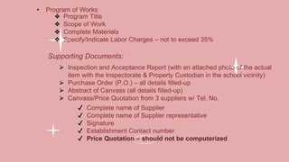 MOOE Liquidation Procedure Power Point Presentation | PPTX