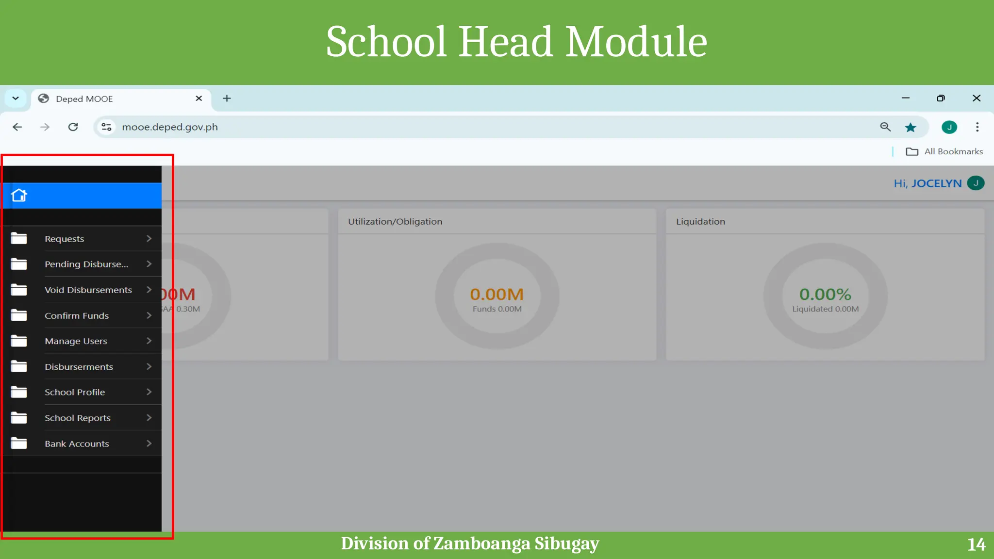 MOOE Web Based System Guide 2.0.ppt and public | PPTX