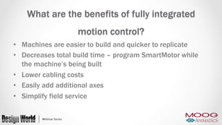 Integrated Motion Control – A Machine Builder’s Secret Weapon | PDF