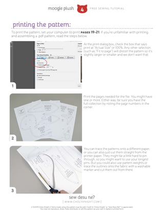 Moogle plush-sewing-pattern | PDF