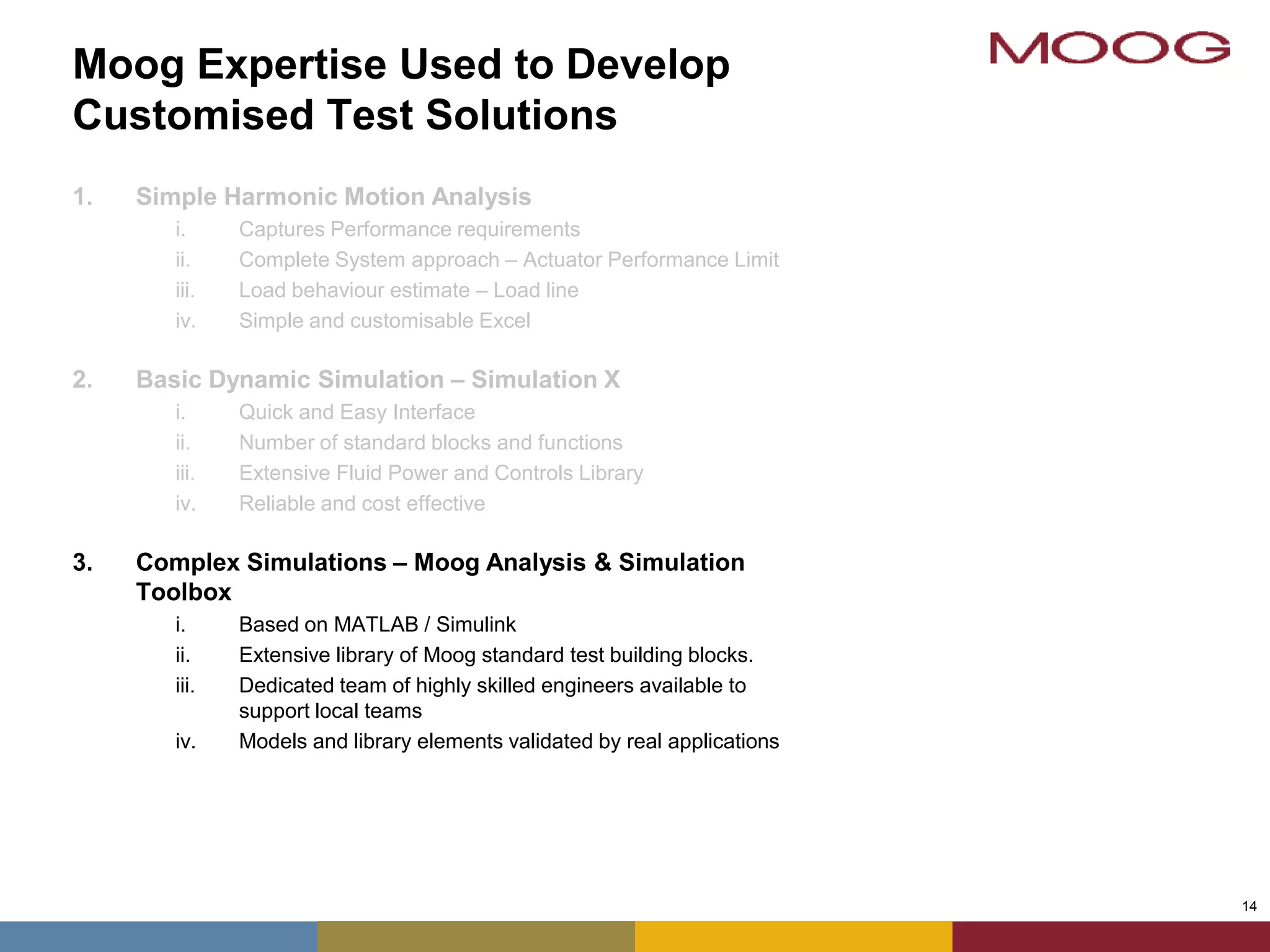 Moog Test and Simulation Overview | PPTX