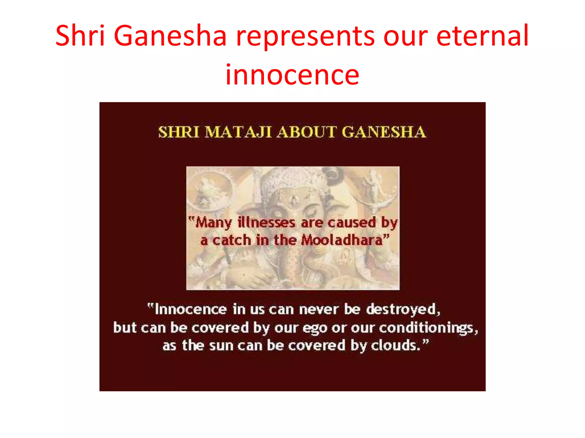 Mooladhara Chakra or Root Chakra - Sahaja Yoga | PPTX | Hinduism ...