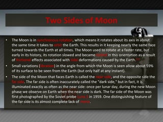 Moon | PPT | Geography | Science
