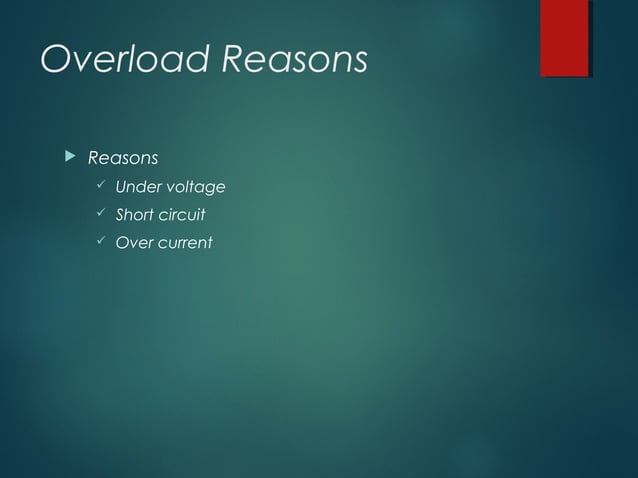 Generator fault indicator with auto shut down and overload control (GSM ...