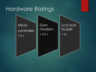 Generator fault indicator with auto shut down and overload control (GSM ...
