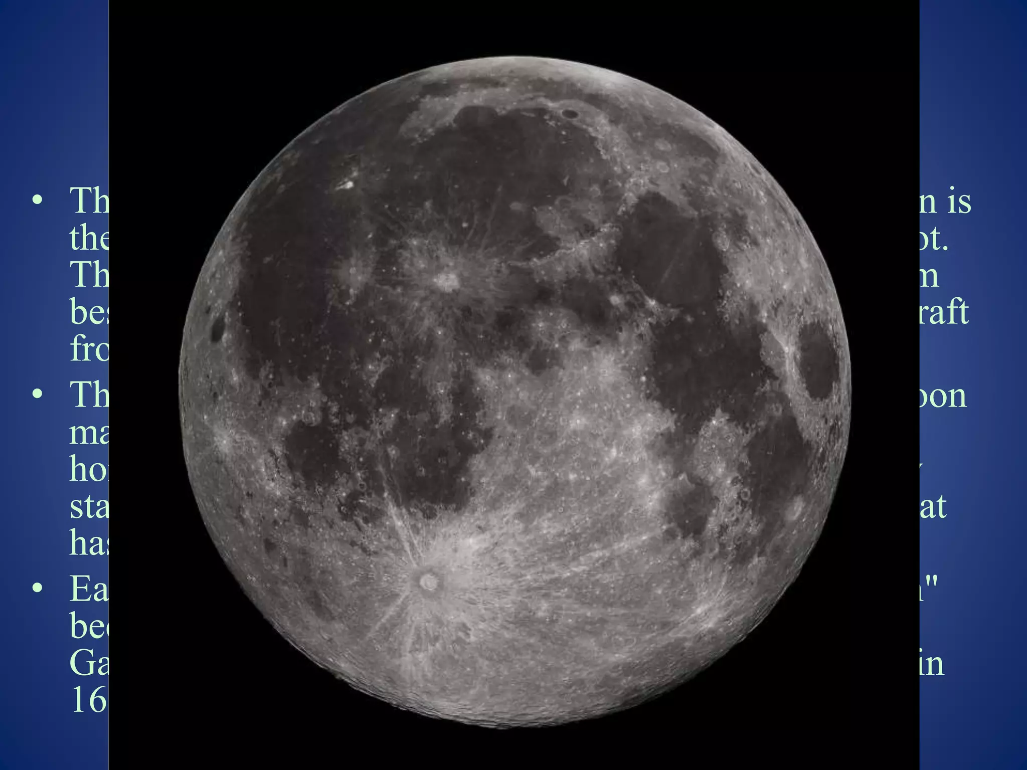 Luna – Earth’s Moon | PPTX