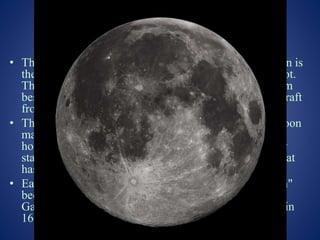Luna – Earth’s Moon | PPTX