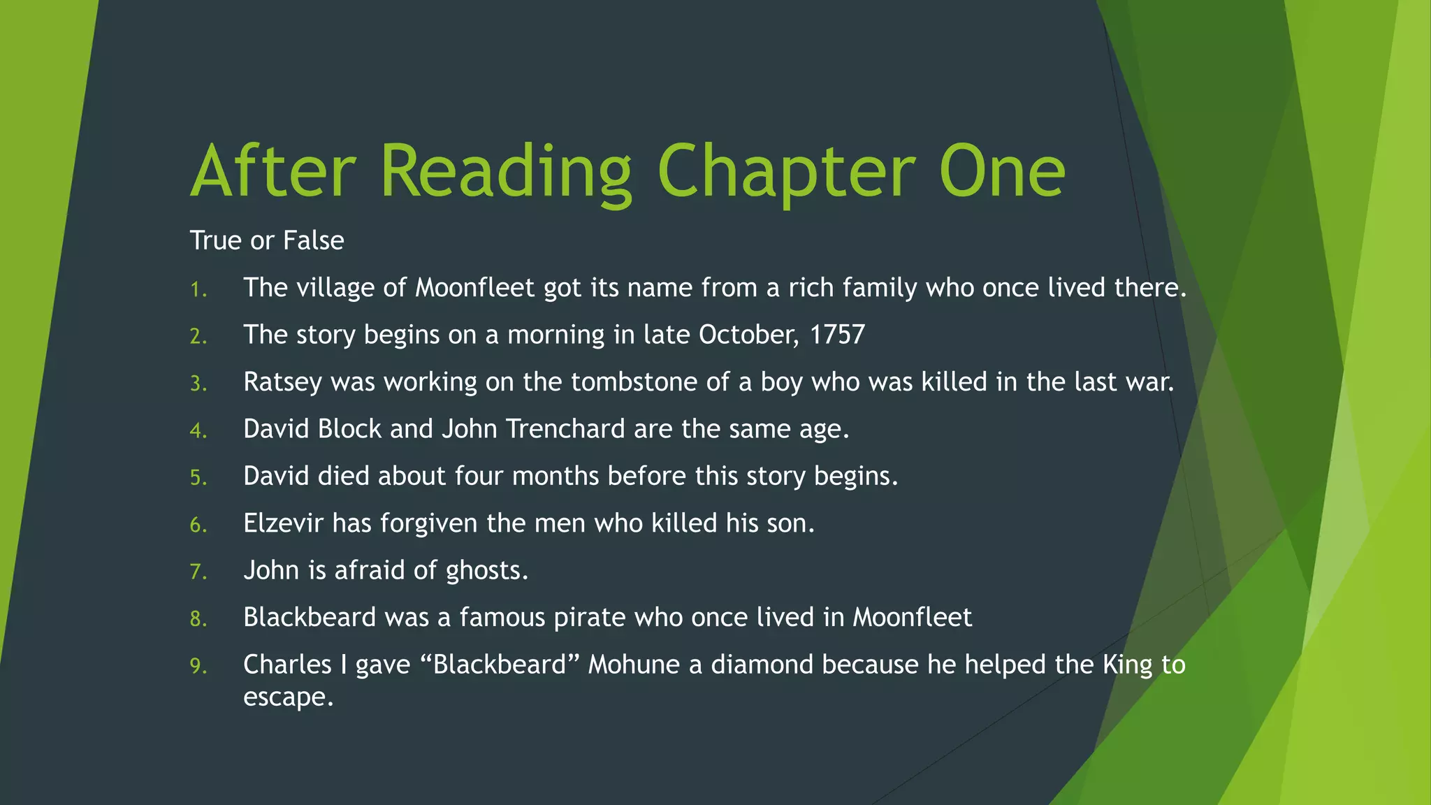 Moonfleet | PPTX