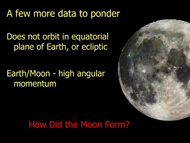 Moon formation processes | PPT | Space and Astronomy | Science