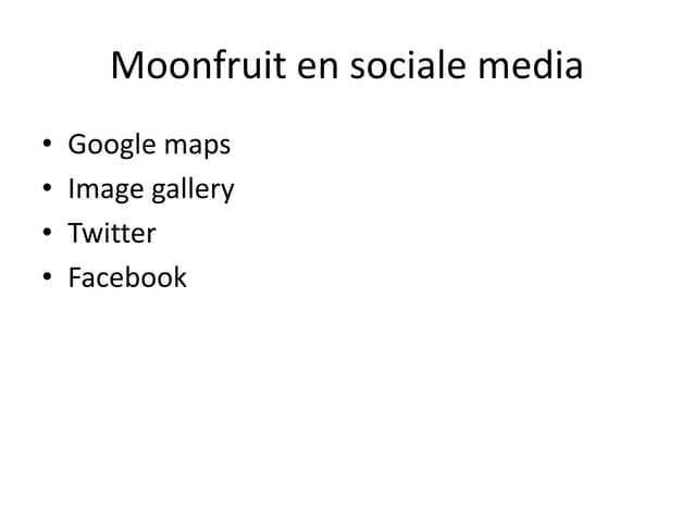 Moonfruit | PPTX