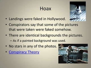 Moon landing | PPTX