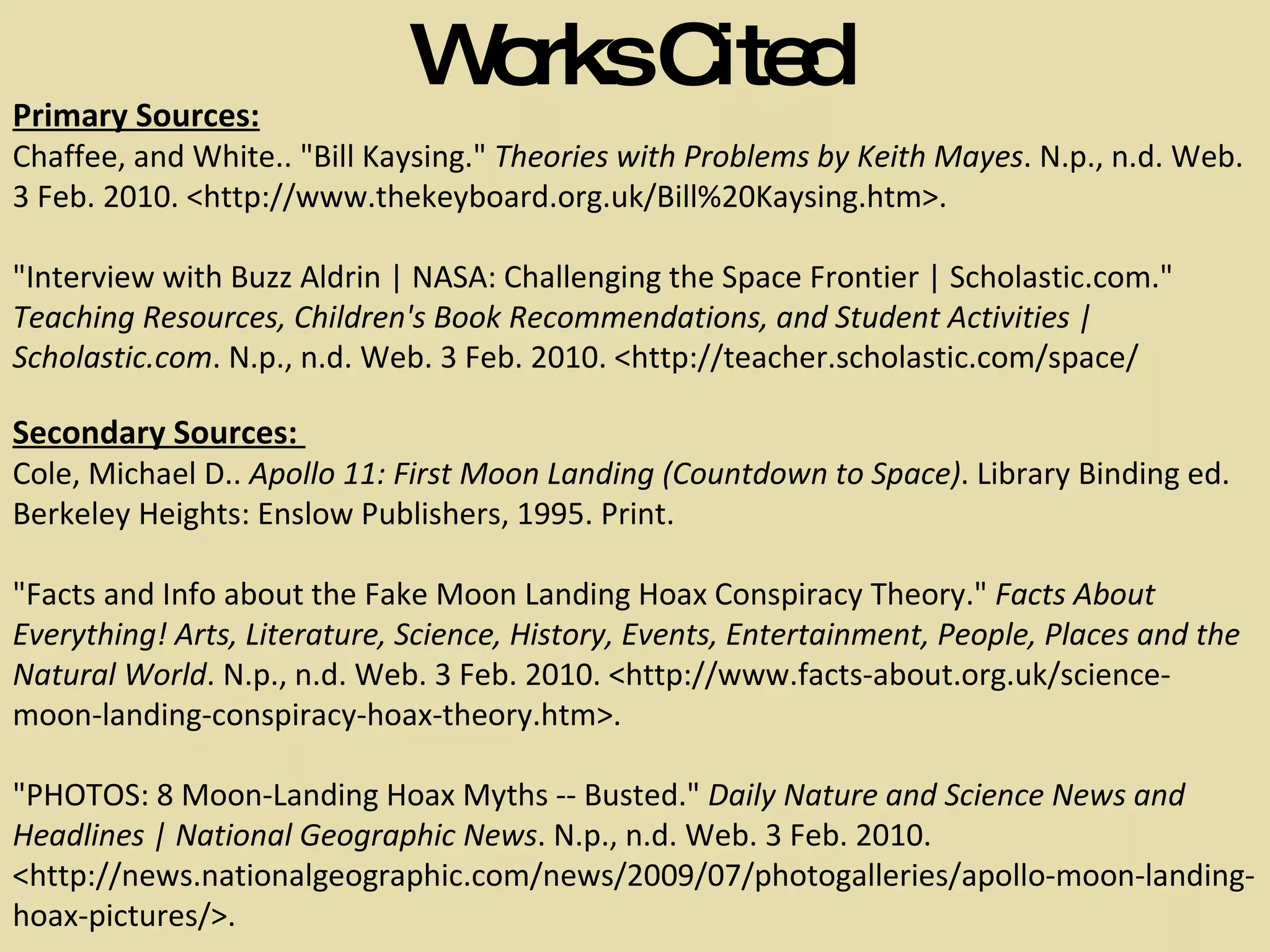 Moon Landing Hoax | PPT