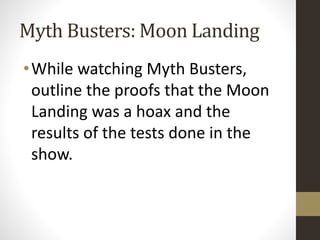 Moon Landing Hoax | PPTX