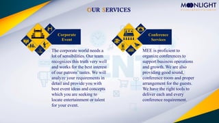 Moonlight Events And Entertainment - Company Profile | PPT